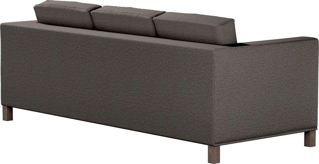 Potah na pohovku IKEA Karlanda 3-místná nerozkládací, krátký barva šedá látka pletený vzor