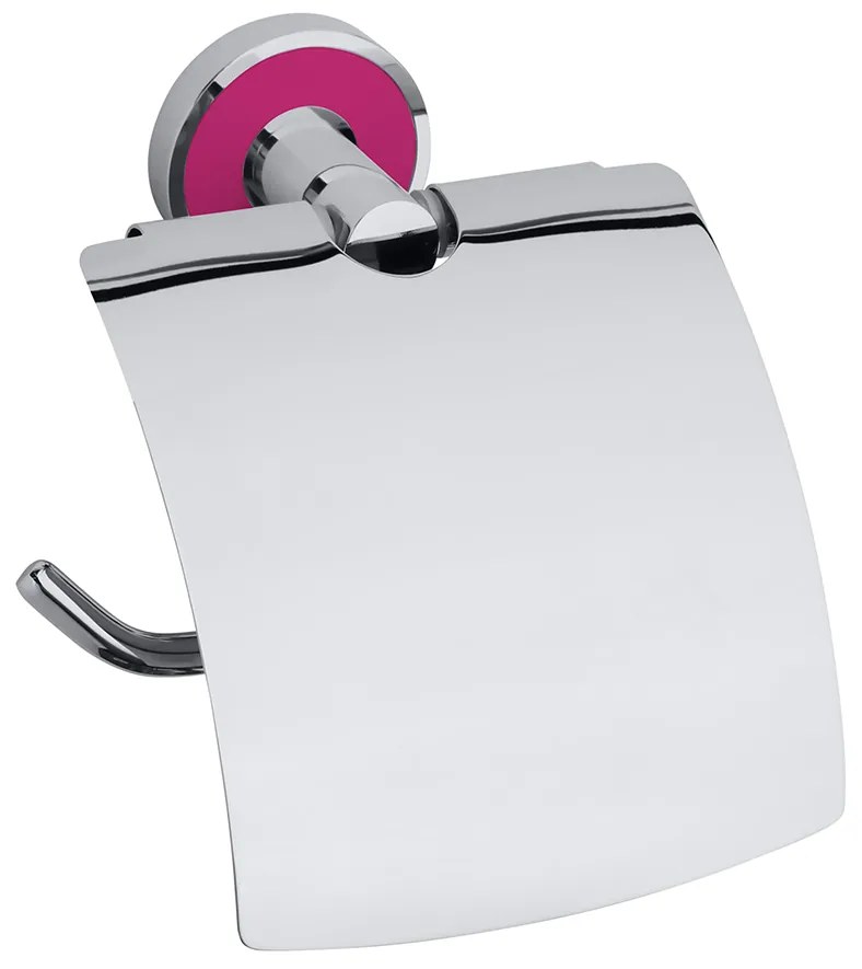 Bemeta TREND-I: Držák toaletního papíru s krytem, růžová - 104112018F