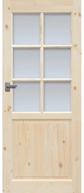 Interiérové dveře Radex NORMANDIA 6S Šířka dveří: 100 cm, Otvírání dvěří: Levé