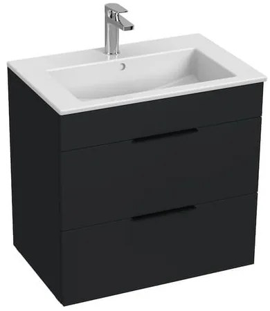 Jika Cube koupelnová skříňka s umyvadlem 65x43x62,2 cm antracit mat H4536021763521