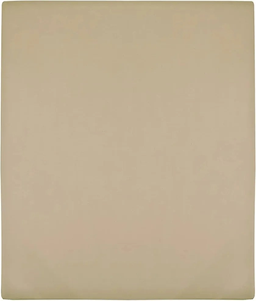 Fionshop 263169448 Jersey prostěradla 2 ks taupe 140x200 cm bavlna