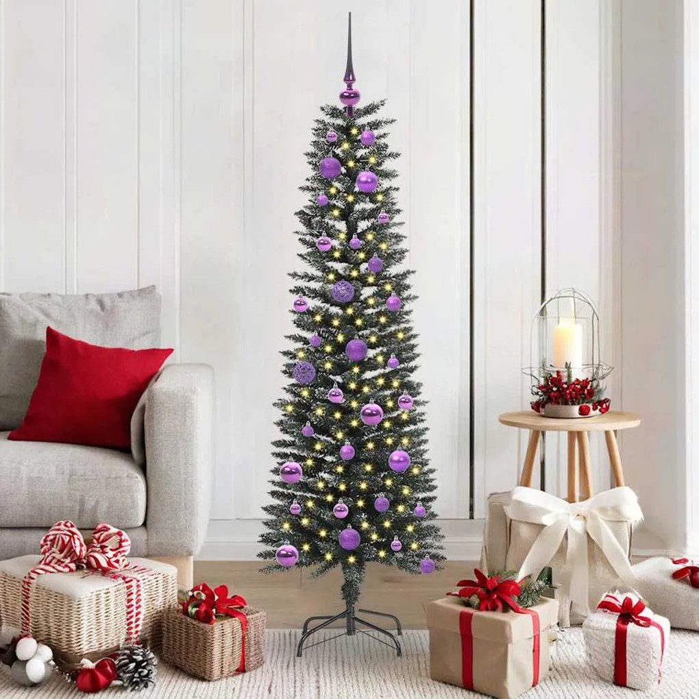 Umělý vánoční stromeček Zelená 150 cm PVC, plast a ocel 3395934