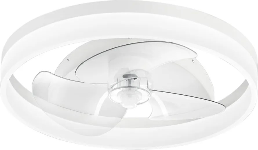 FAN LED-ESPERO-FAN Stropní svítidlo ESPERO s ventilátorem, hliník/akrylát bílá, 30 W, 4800 lm, CCT, 50 x 11,5 cm - FANEUROPE