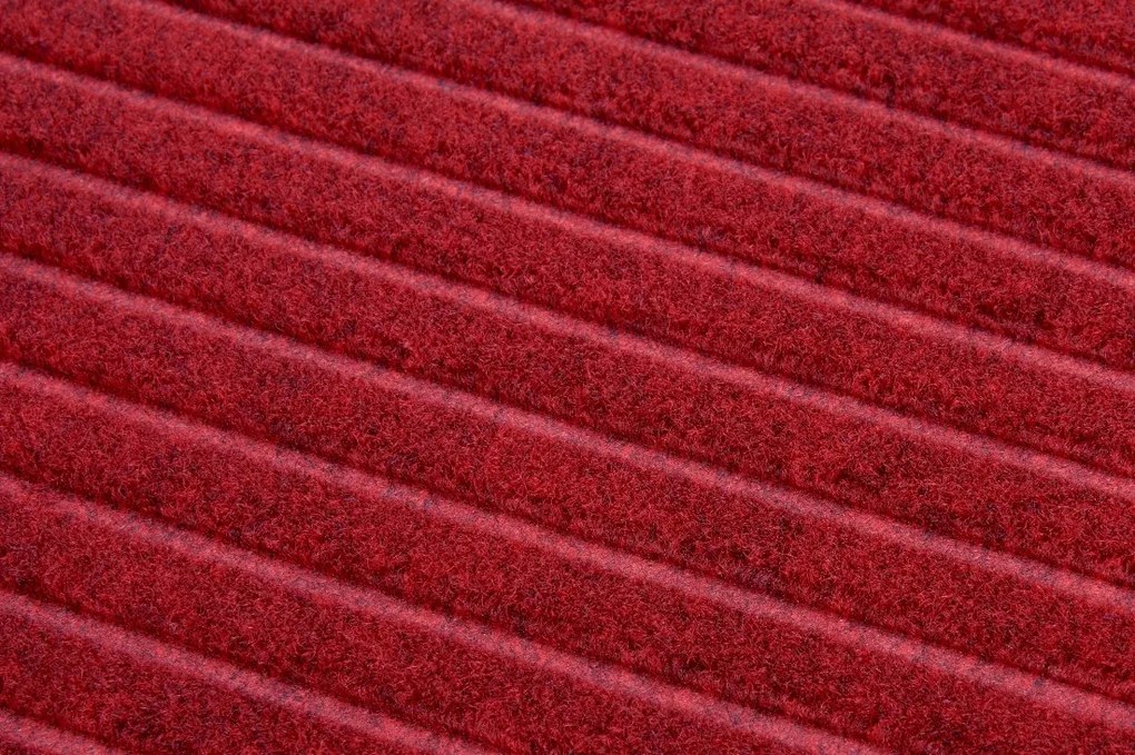 Hanse Home Collection koberce Rohožka Mix Mats Striped 105649 Red Rozměry koberců: 60x90