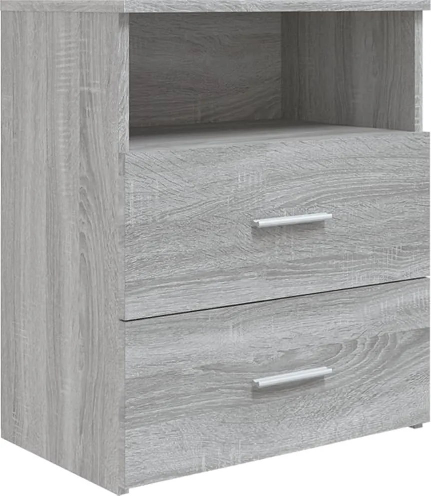 vidaXL Noční stolek 50 x 32 x 60 cm [803280] Barva: šedá sonoma