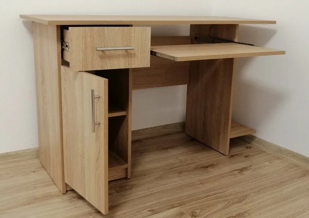 Casarredo Pracovní stůl VIBER 1D1S sonoma levý