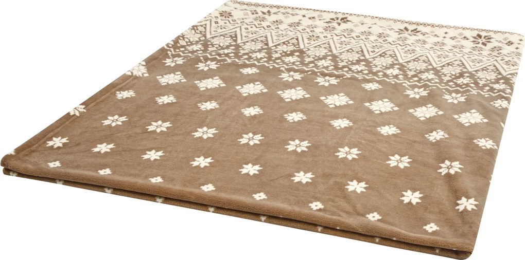 Livarno® Hebká deka, 180 x 220 cm (béžová)