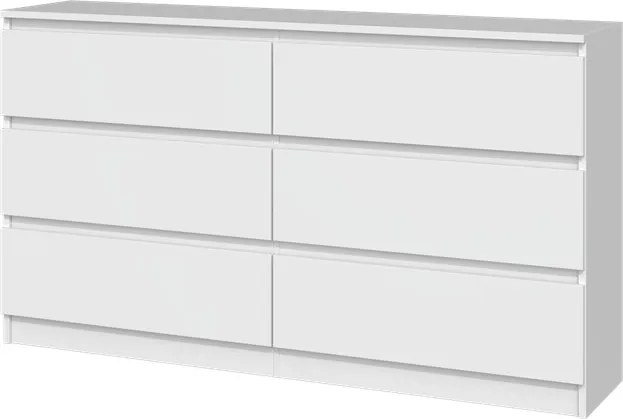 FALCO Komoda Malvína M6 140 bílá