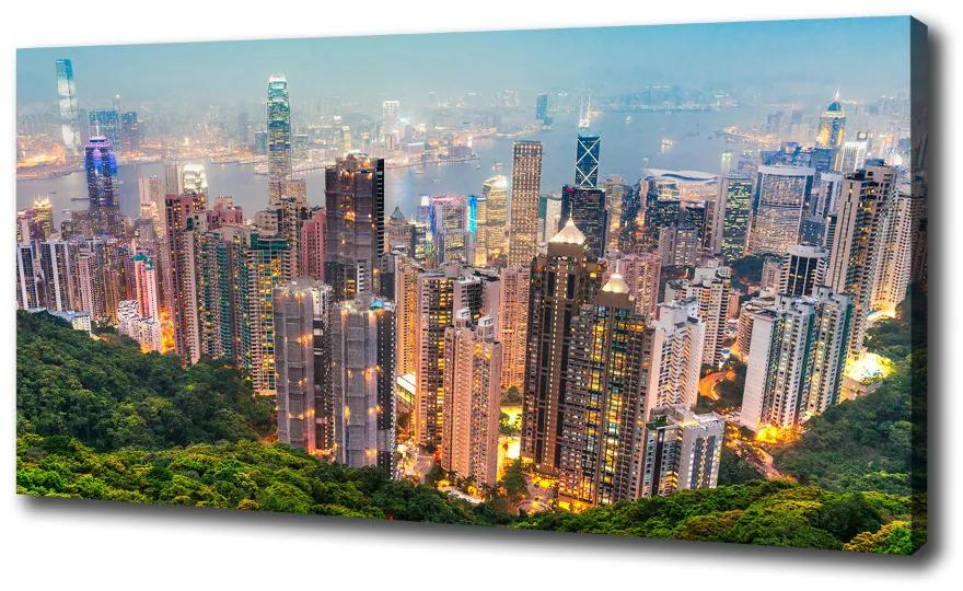 Wallmuralia Moderní fotoobraz canvas na rámu Hongkong 100x50