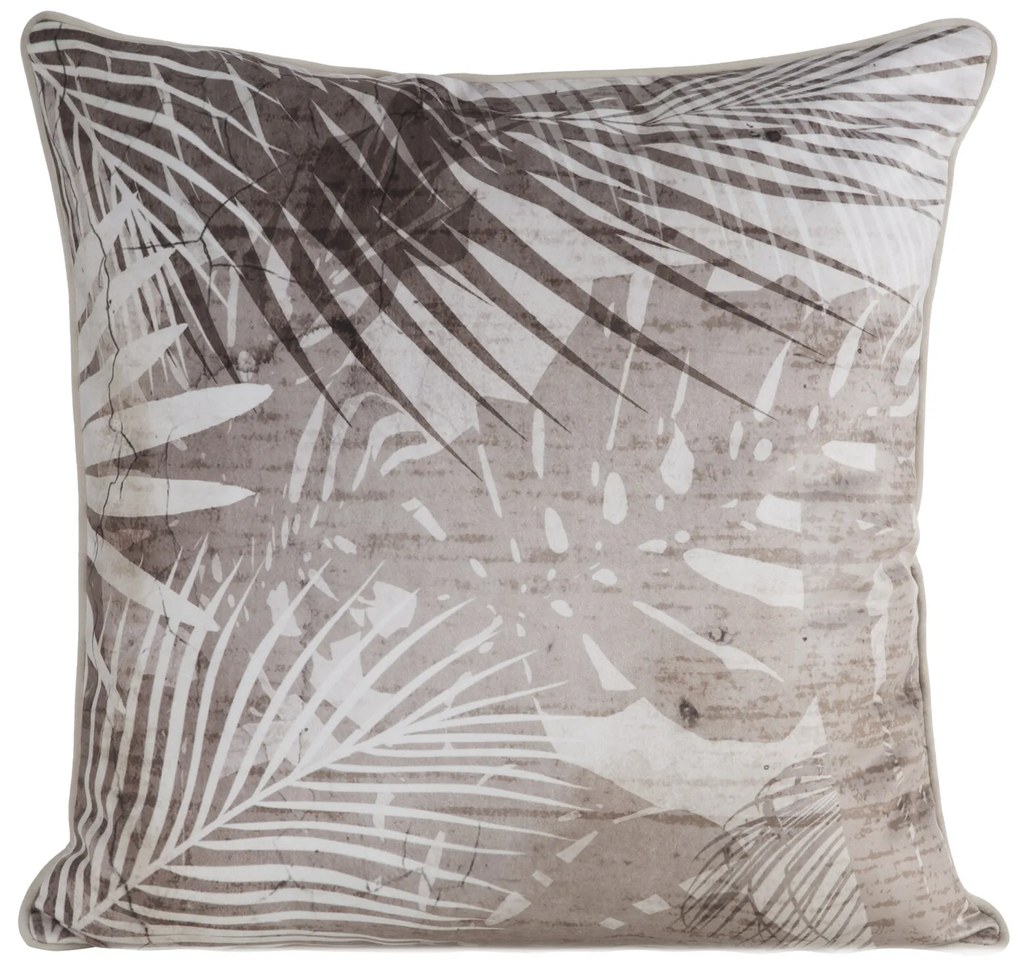 DEKORAČNÍ POVLAK NA POLŠTÁŘ PREMIUM SALMA 60X60 CM LISTY