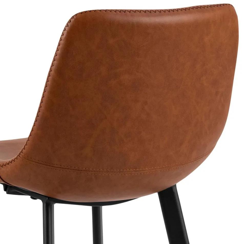 Barová židle Oregon 93 cm brandy hnědá