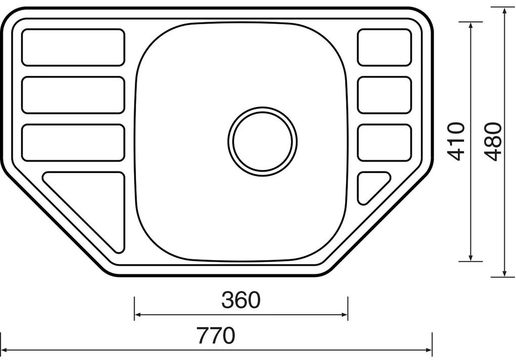 Set Sinks CORNO 770 V+LEGENDA S