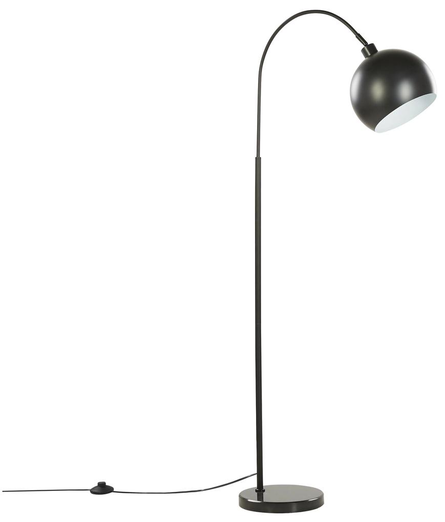 Stojací lampa kovová černá GUMARA Beliani