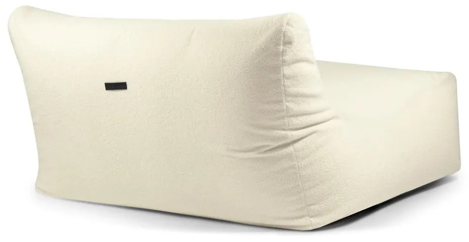 Světle šedý sedací vak z textilie bouclé Sofa Lounge – SLOWDOWN