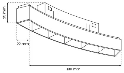 LED Svítidlo do lištového systému MAGNETIC TRACK LED/6W/48V 4000K černá
