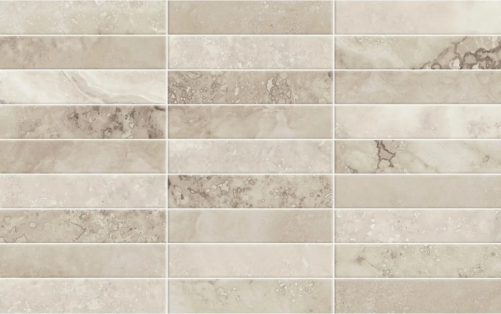Dekorativní obklad CCR208-1 Toscana Cream Mosaic 25 x 40 cm