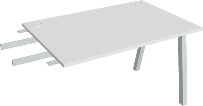 Hobis Kancelářský stůl k řetězení Hobis US A 1200RU, deskaakát, černá černá