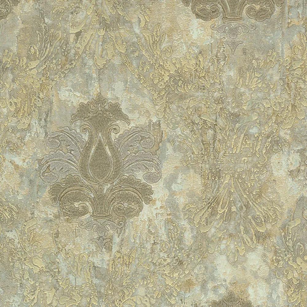 Limonta Luxusní vliesová tapeta na zeď 68818, Štuk, Damaškový vzor, Damascus, Limonta rozměry 1,06 x 10 m