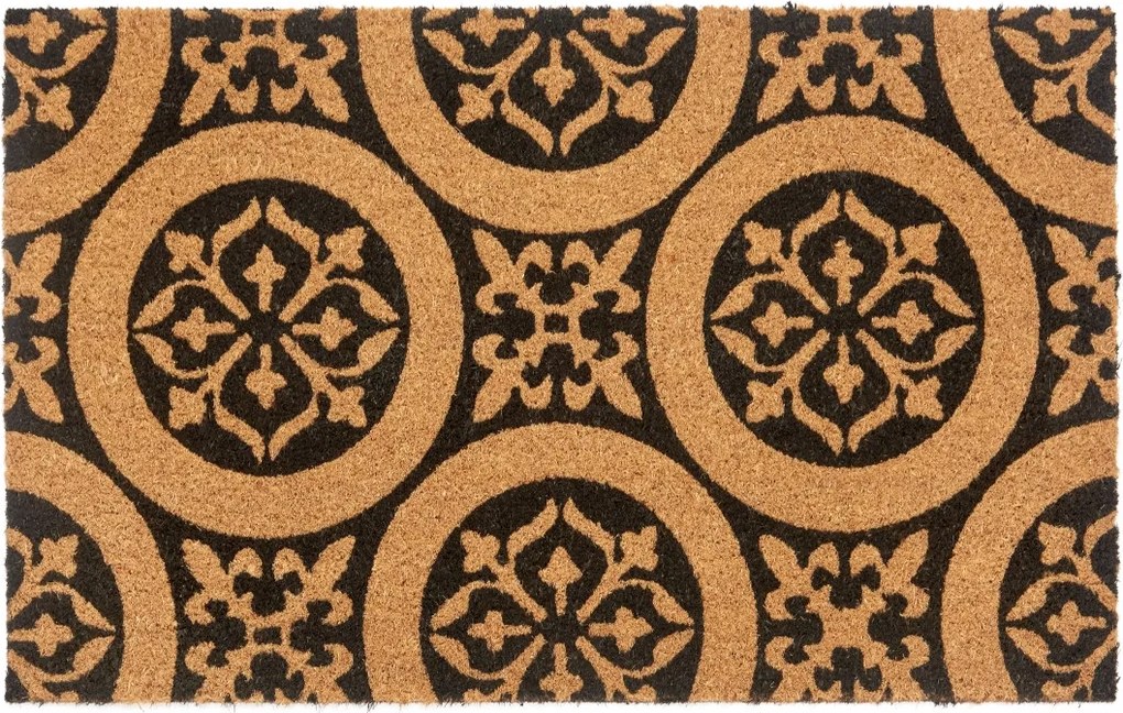 Hanse Home, Rohožka Mozaika 105568 - na ven i na doma, 45x75, hnědá, chodba / předsíň