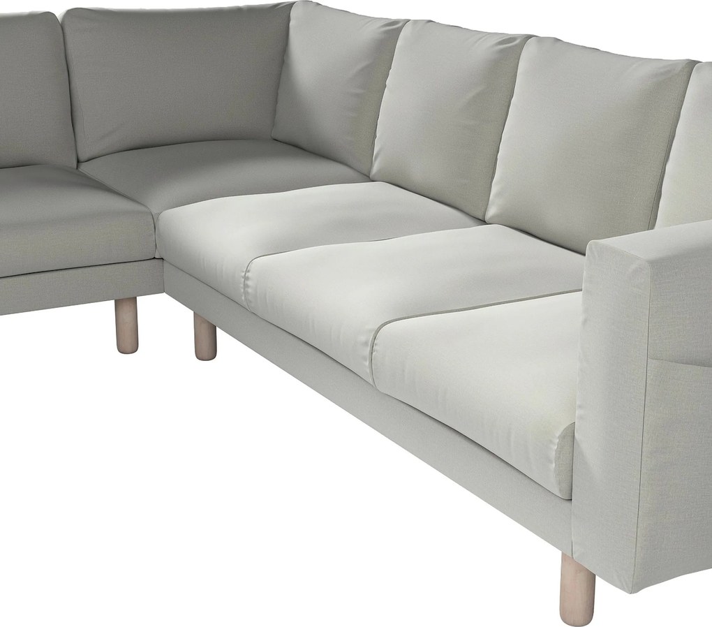 Potah na pohovku IKEA Norsborg rohová 5-místná barva zelená látka sametová