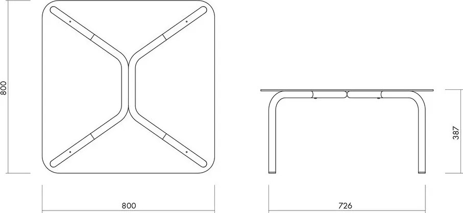 Konferenční stolek se skleněnou deskou ve stříbrné barvě 60x80 cm Uku – noo.ma