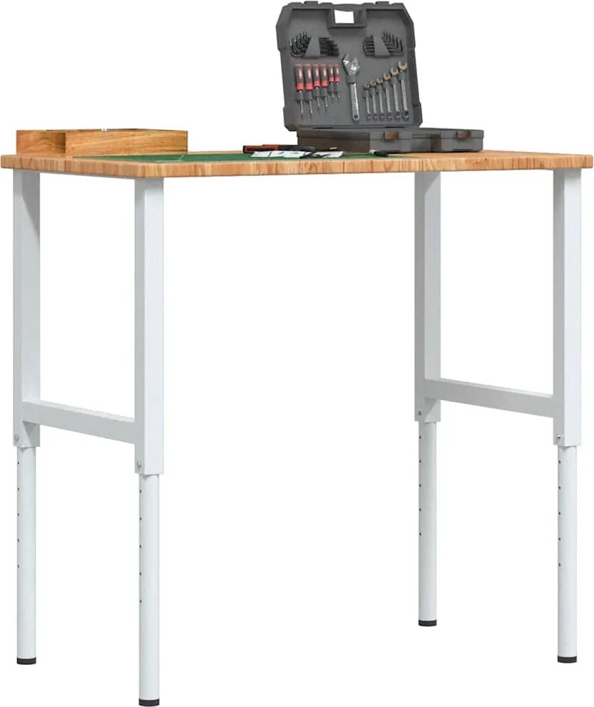 Pracovní stůl světle hnědý 100x60x(71,5–98) cm dub obdélníkový 3309702