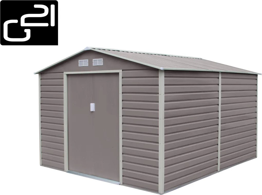 G21 Zahradní domek GAH 884 - 277 x 319 cm, šedý