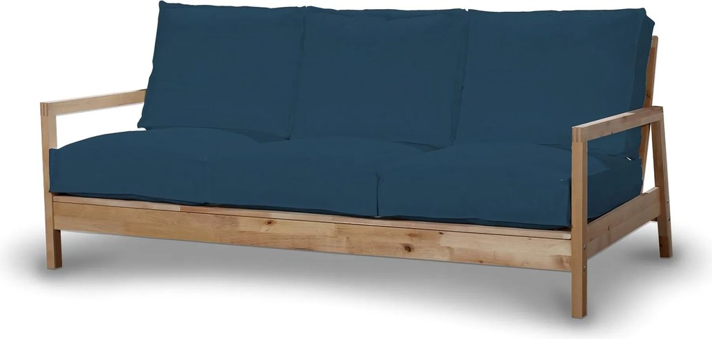 Potah na pohovku IKEA  Lillberg 3-místná nerozkládací barva tmavě modrá