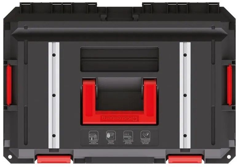 Kufr na nářadí XEBLOCCK TECH 54,6 x 38 x 19,4 cm černo-červený