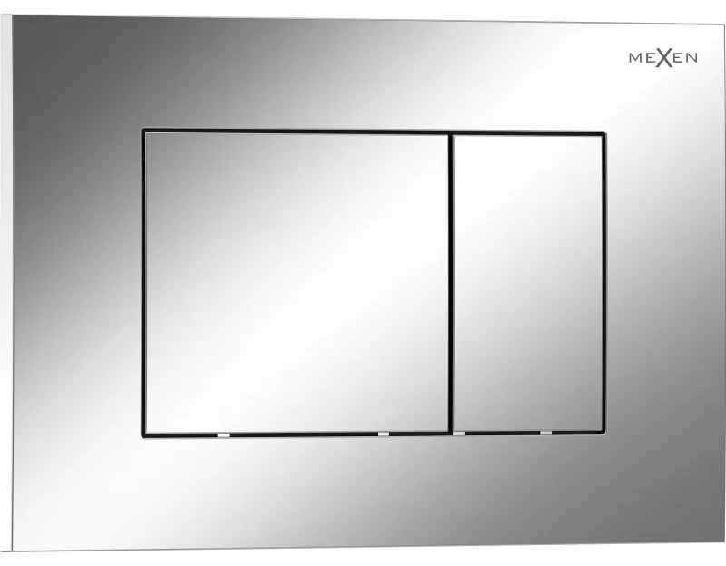 Mexen Tex 02 splachovací tlačítko, chrom lesklý - 6102-03