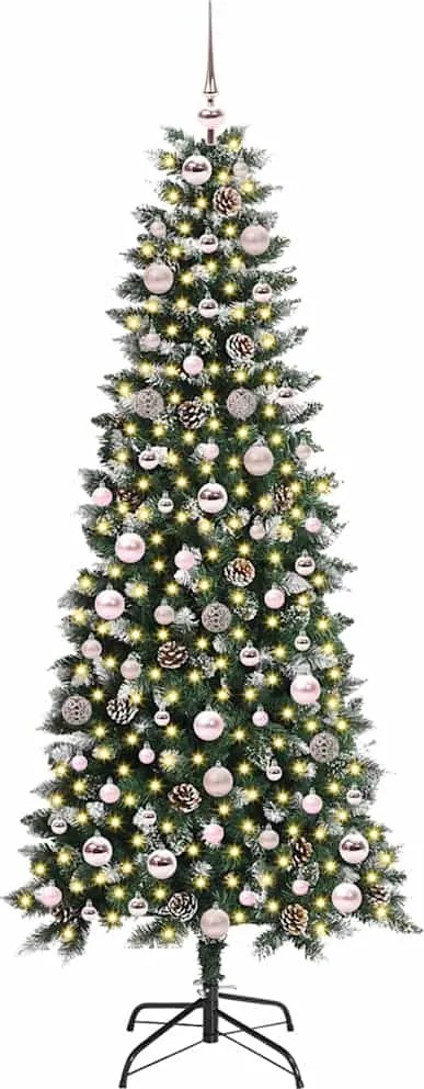 Umělý vánoční stromeček Zelená 180 cm PVC, plast a ocel 3395822
