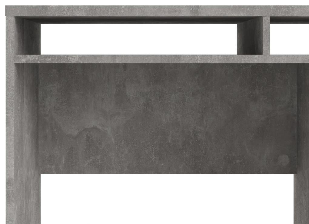 Psací stůl Function Plus 70488 beton/bílý lesk