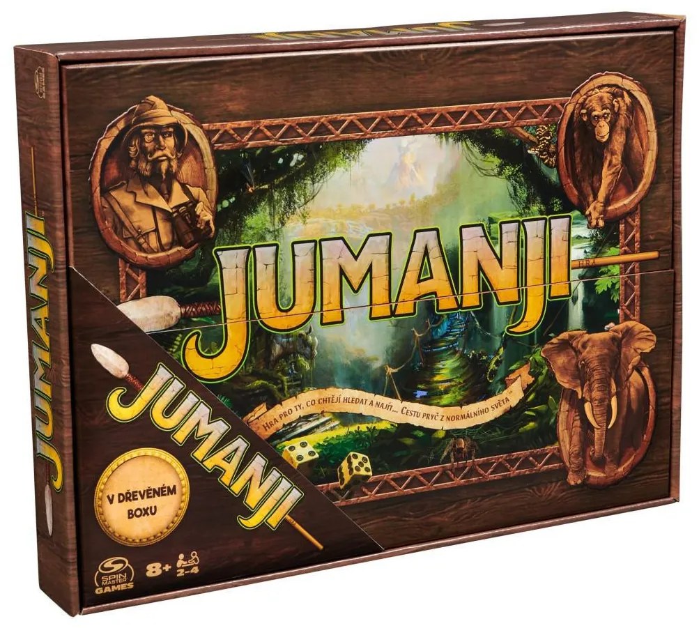 Spin master Společenská hra Jumanji dřevěná edice