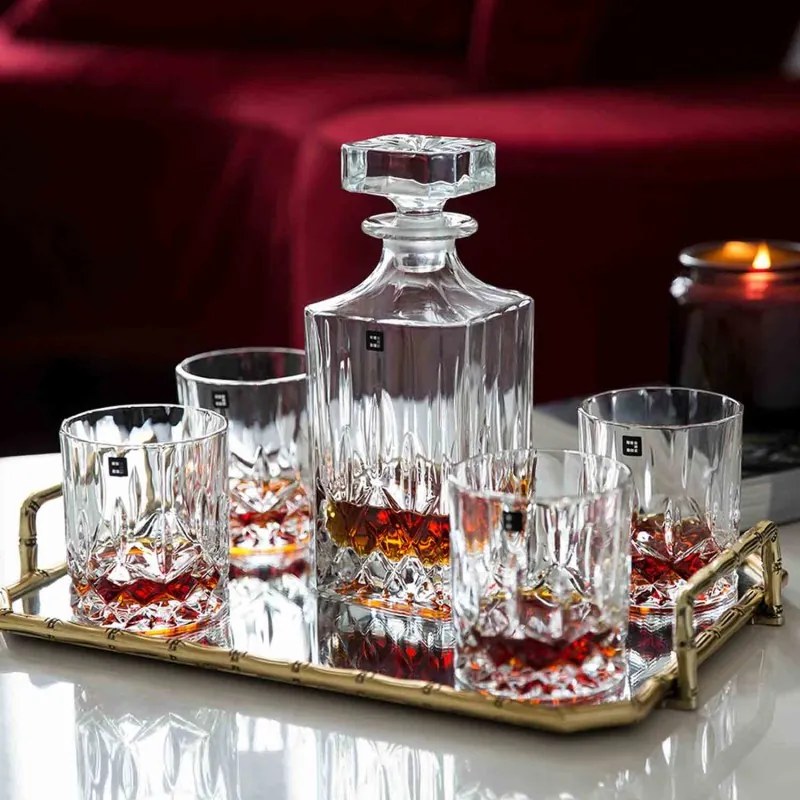 Diamante whisky set Dorchester 1+4