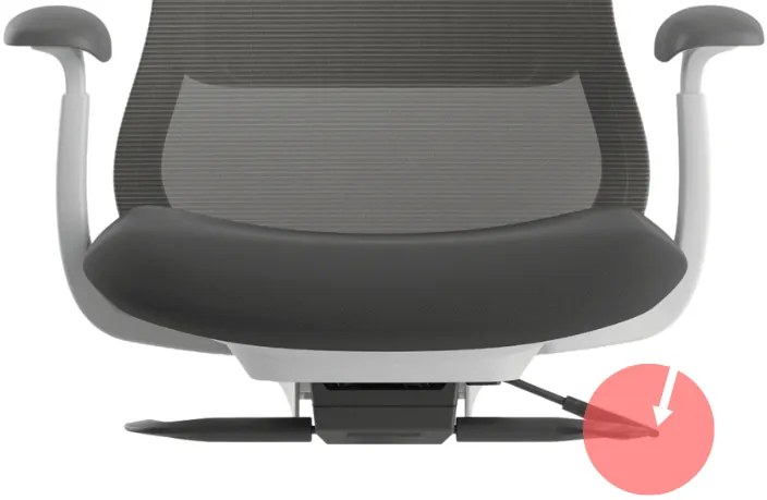 MERCURY Ergonomická kancelářská židle UNO - tmavě šedá síťovina