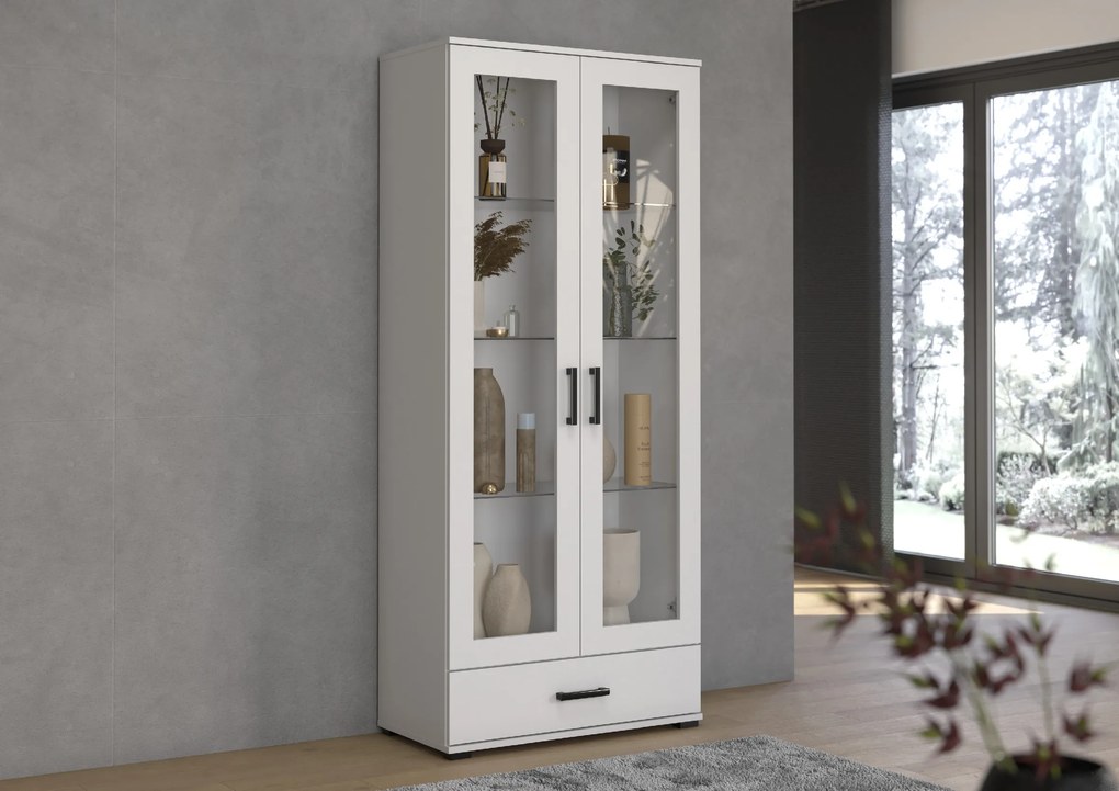 ADRK Furniture Frazio Vitrína ADRK-SHC-FRA-80-W