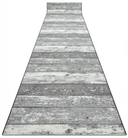 Běhoun pogumovaný DESKY Dřevo šedý Šíře: 100 cm