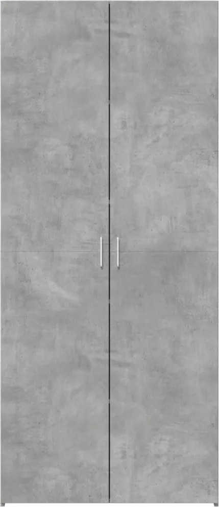 Skříň highboard betonově šedá 80x42,5x185 cm kompozitní dřevo 3281437