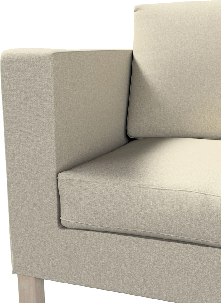 Potah na pohovku IKEA Karlanda 2-místná, krátký barva béžová látka pletený vzor