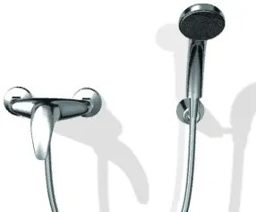 Novaservis Titania Lux Sprchová baterie bez příslušenství 150 mm, chrom, 91060/1,0