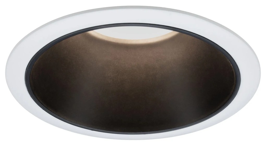 Paulmann 93394 Cole, bodovka v bílo-černé úpravě, 1x10Wmax GU10, prům. 8,8cm, IP44