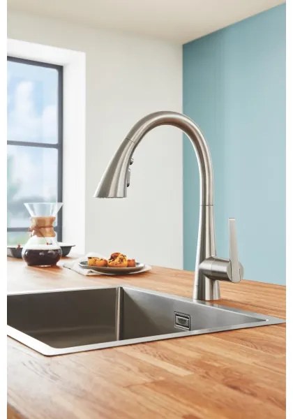 GROHE 32294DC2 - Dřezová baterie ZEDRA nerez