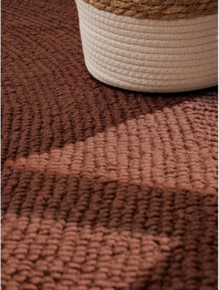 Ručně tkaný vlněný koberec v cihlové barvě 200x300 cm Calmio – Hanse Home