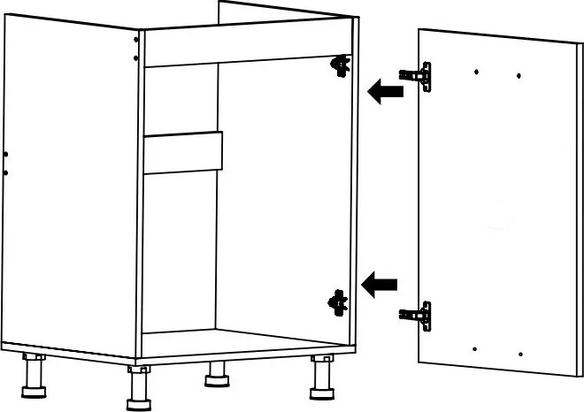 Casarredo - Komfort nábytek Kuchyňská linka DAKOTA 280 cm, bílá/dub kraft zlatý