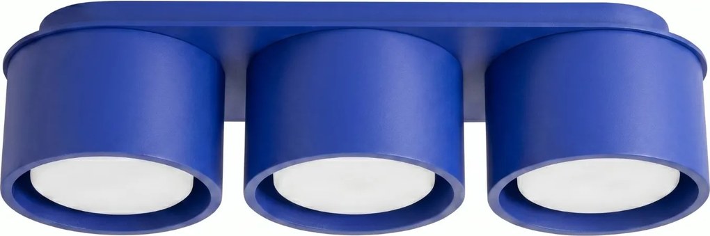 Sollux Lighting Stropní svítidlo MODO 3 ultramarínové GX53