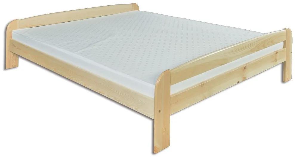 Drewmax LK108 - Dřevěná postel masiv dvojlůžko 140 cm