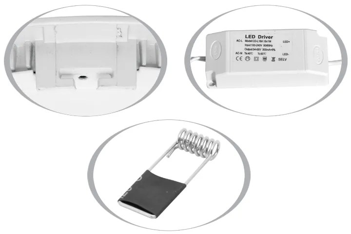 SMD panel kruh 22,5cm,18W,2700K,IP20,1530Lm