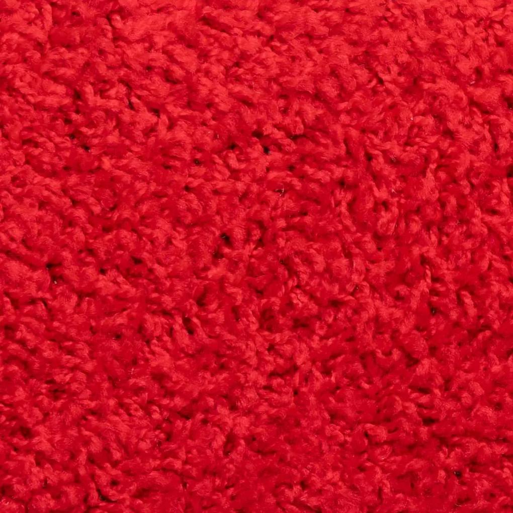 vidaXL Nášlapy na schody 15 ks červené 56x17x3 cm