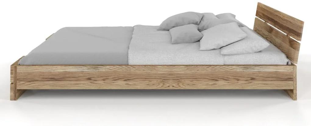 Dubová postel Sandemo - retro olej  , Dub retro, 160x200 cm