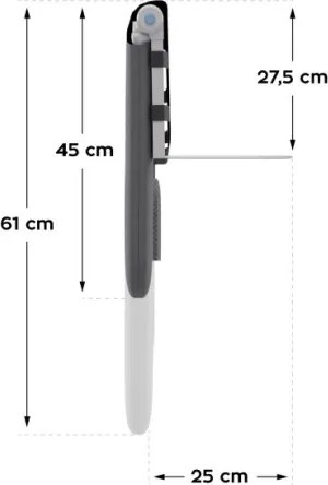 Bezpečnostní zábrana na postel Cover 25 šedá 150 cm
